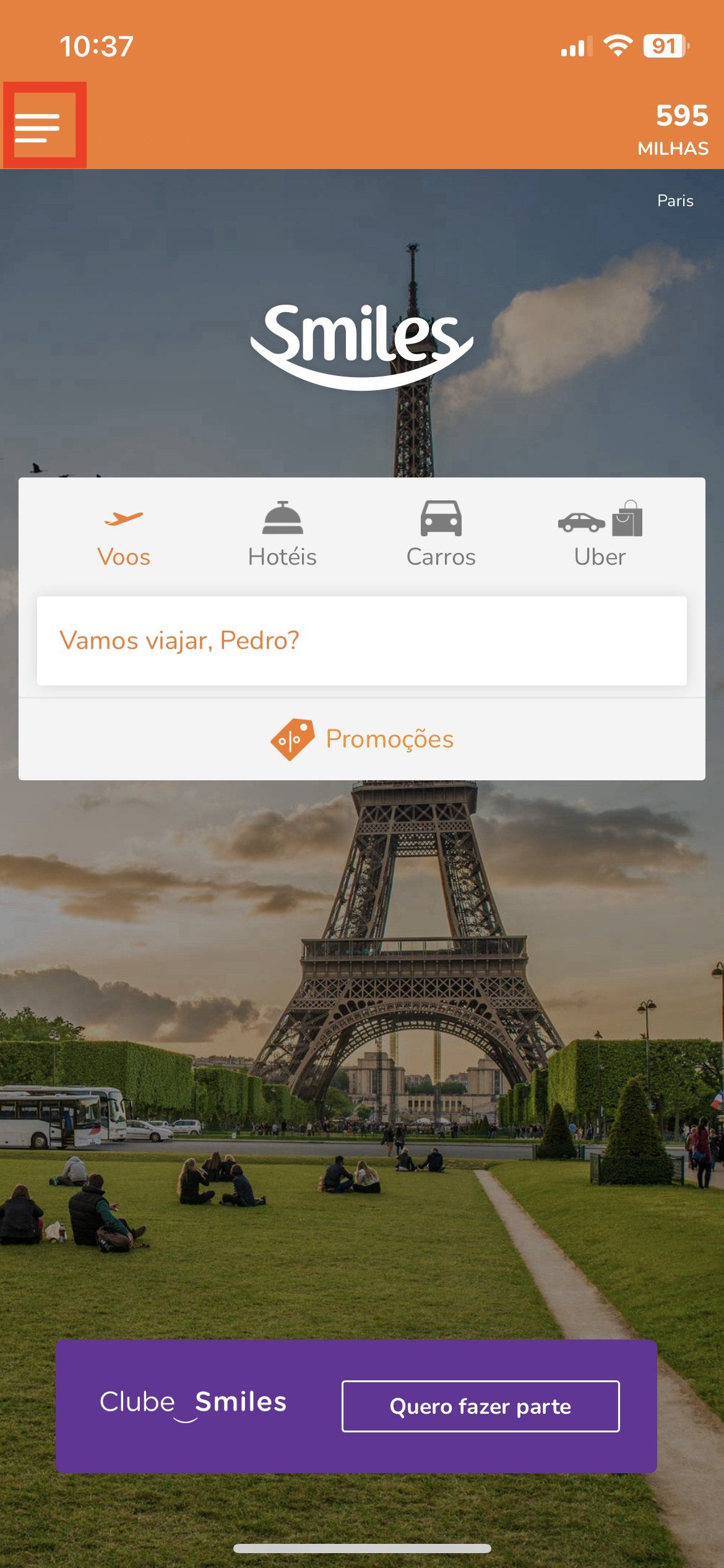 Saiba como acumular milhas com a Uber - Passageiro de Primeira